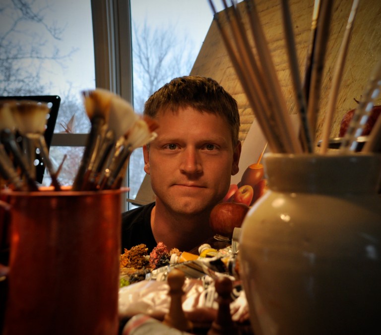 Studio Selfie Saturday: Jacob A. Pfeiffer – Principle Gallery