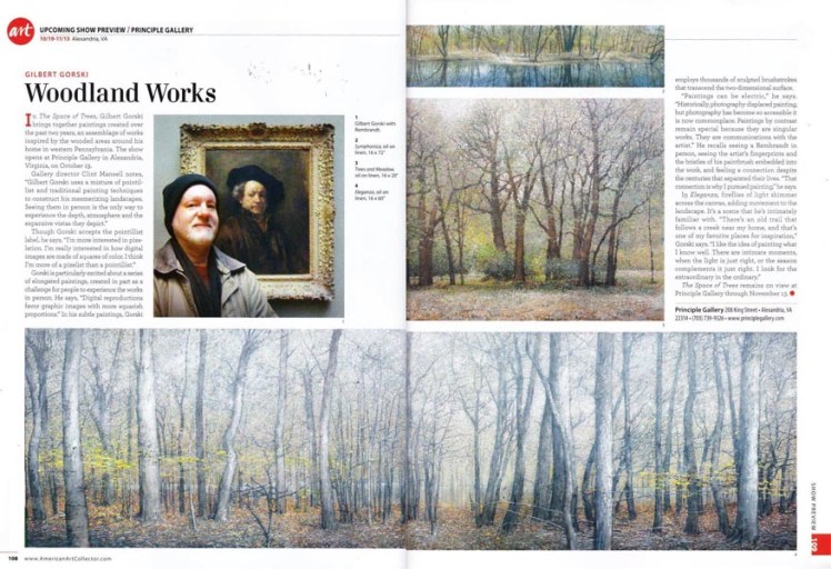 Now Open! Gilbert Gorski’s Solo Exhibition,”The Space of Trees ...