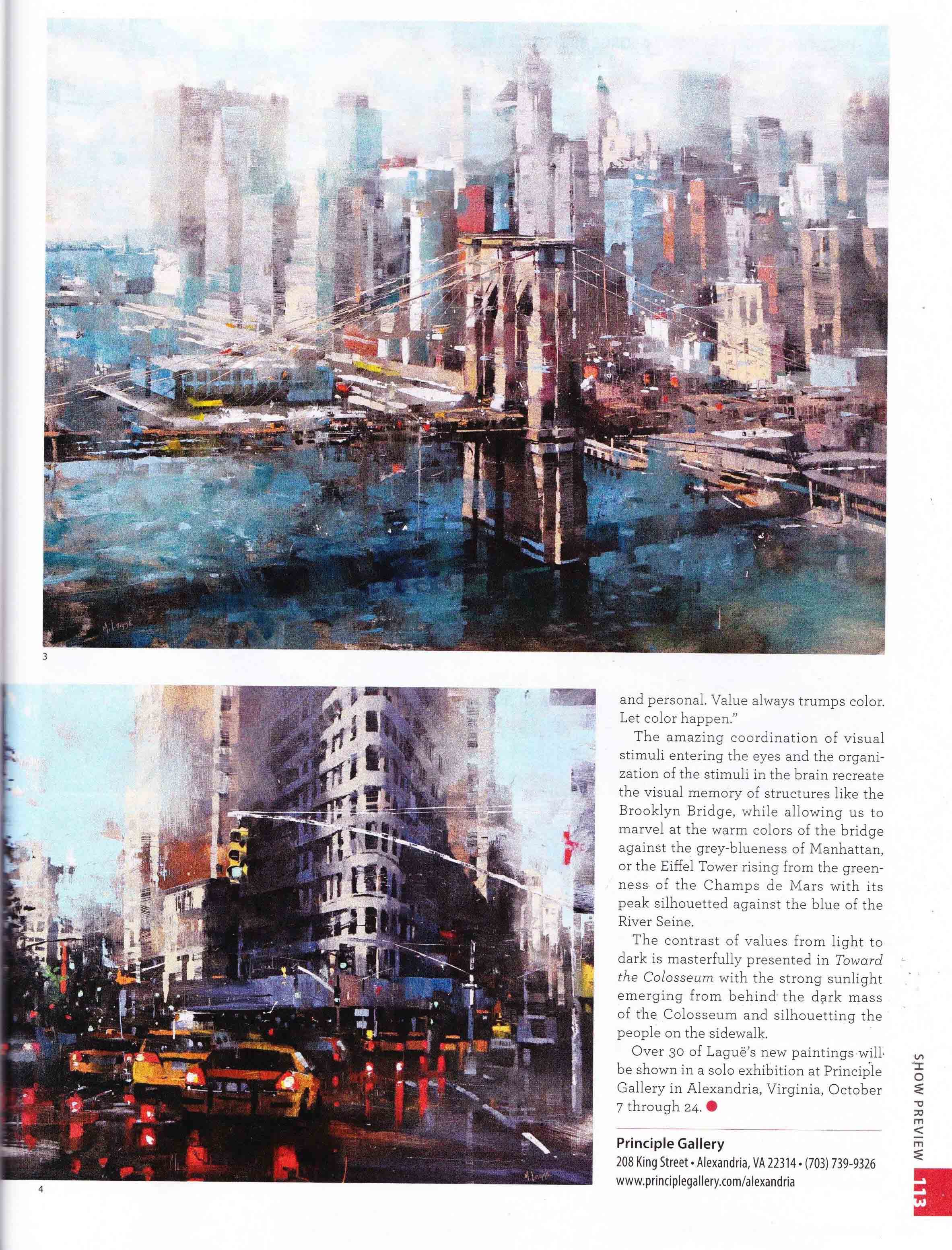 Mark Laguë: City Life – Principle Gallery